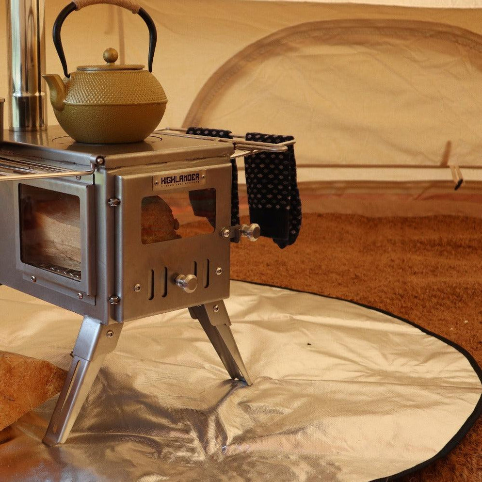 Stove Fire Mat for Bell Tents at Bell Tent Sussex — Highlander Stoves